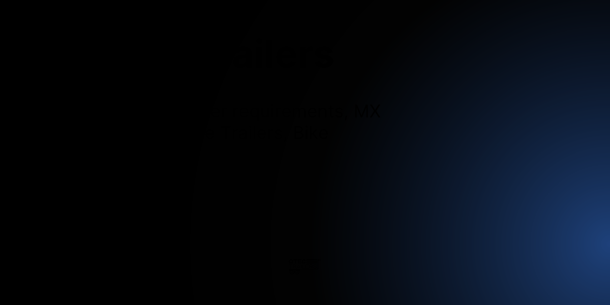 MX Bike Trailers | Qtec Trailers